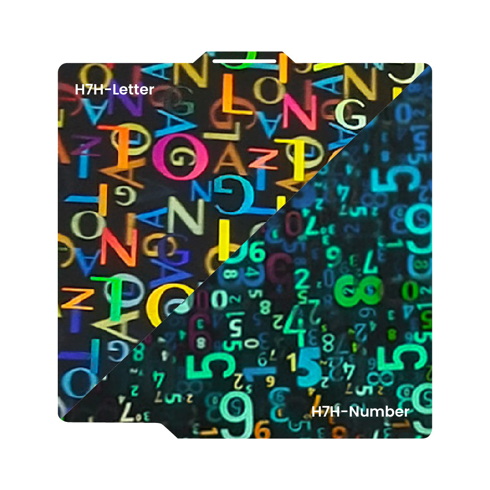 Ziflex Bambu Lab | H7H Letter & H7H Number 257 x 257 mm – Zimple3D