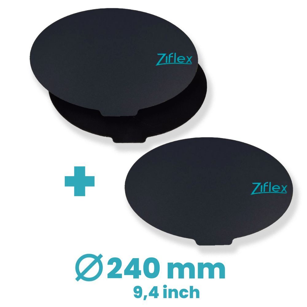 Ziflex Starter Kit Ultimate High Temp Round 240mm - Anycubic Kossel ...
